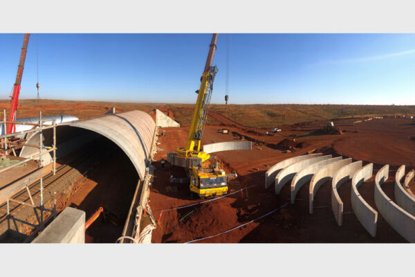 Precast concrete tunnel and bridge arches, TechSpan®