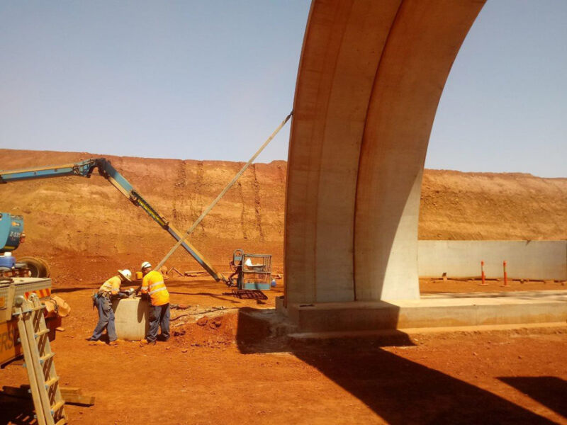 Precast concrete tunnel and bridge arches, TechSpan®
