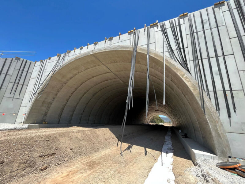 Precast concrete tunnel and bridge arches, TechSpan®