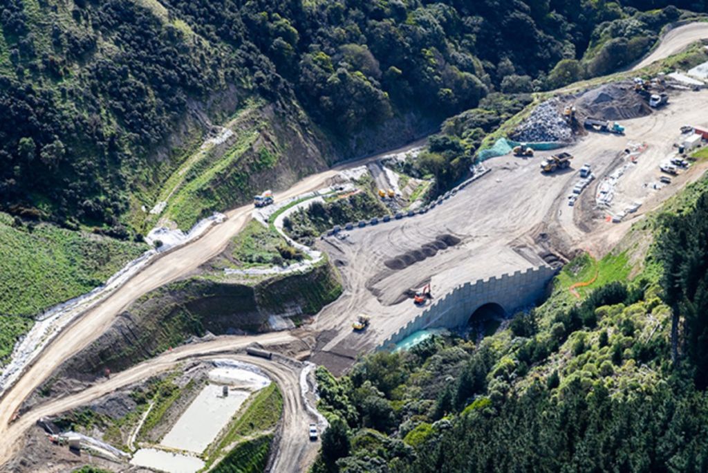 Concrete arch, TechSpan® and MSE walls for complex road project