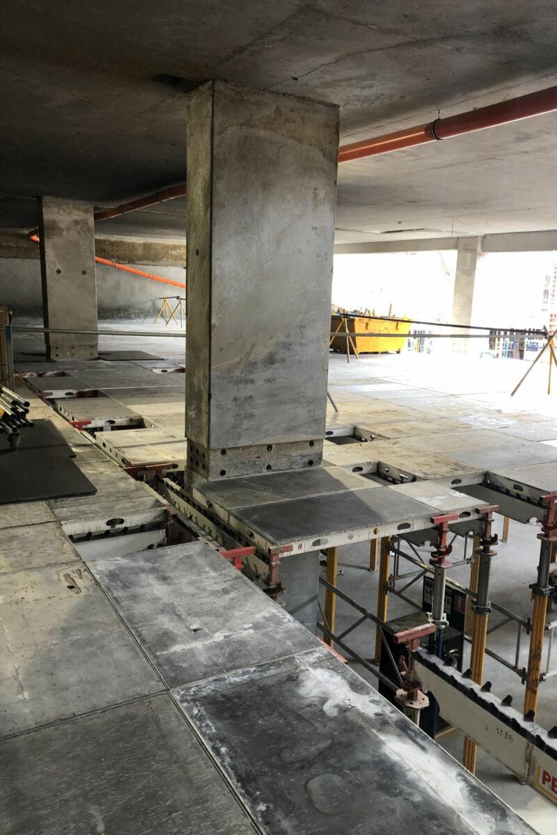 Precast concrete columns and piles