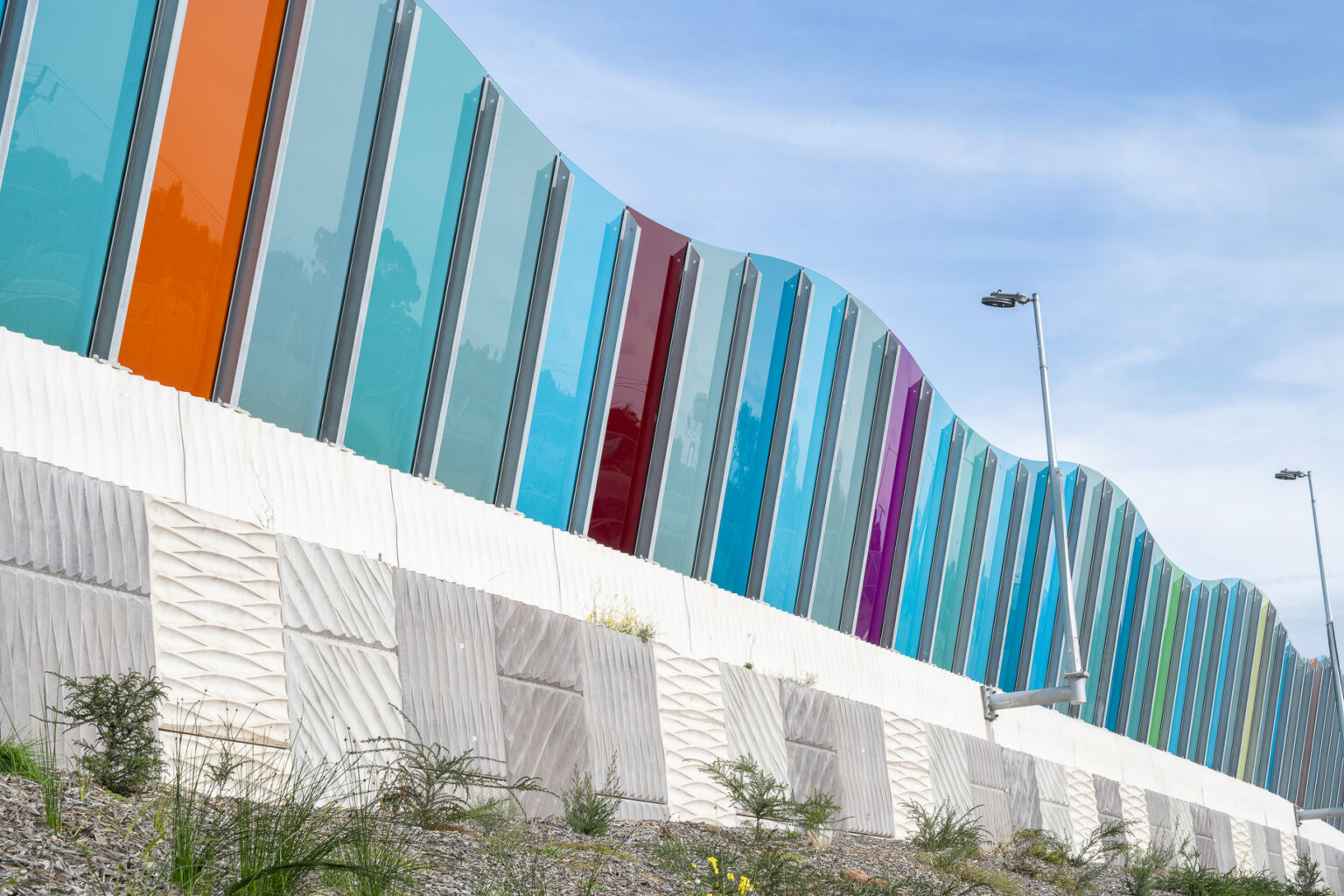 West Gate Freeway MSE Walls & Bespoke Precast Facing Panels